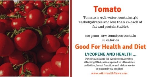 TOMATOES : FACTS AND HEALTH BENEFITS - wiki Health News
